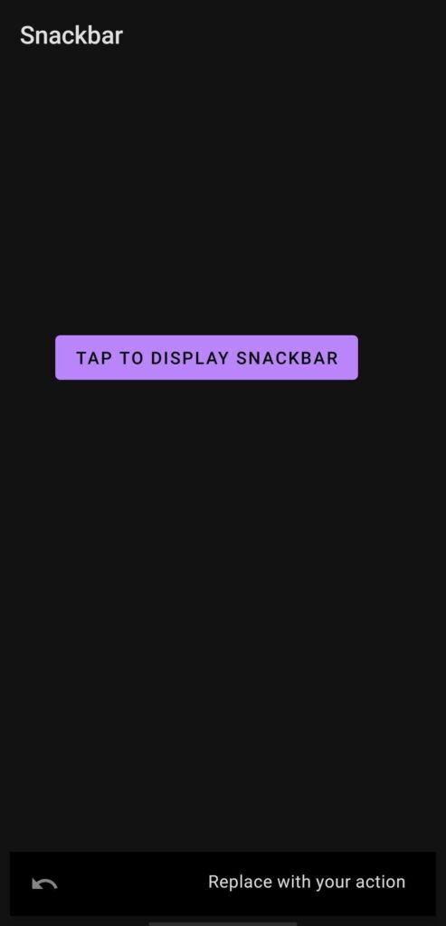 Snackbar in Android with Example - Developers Dome