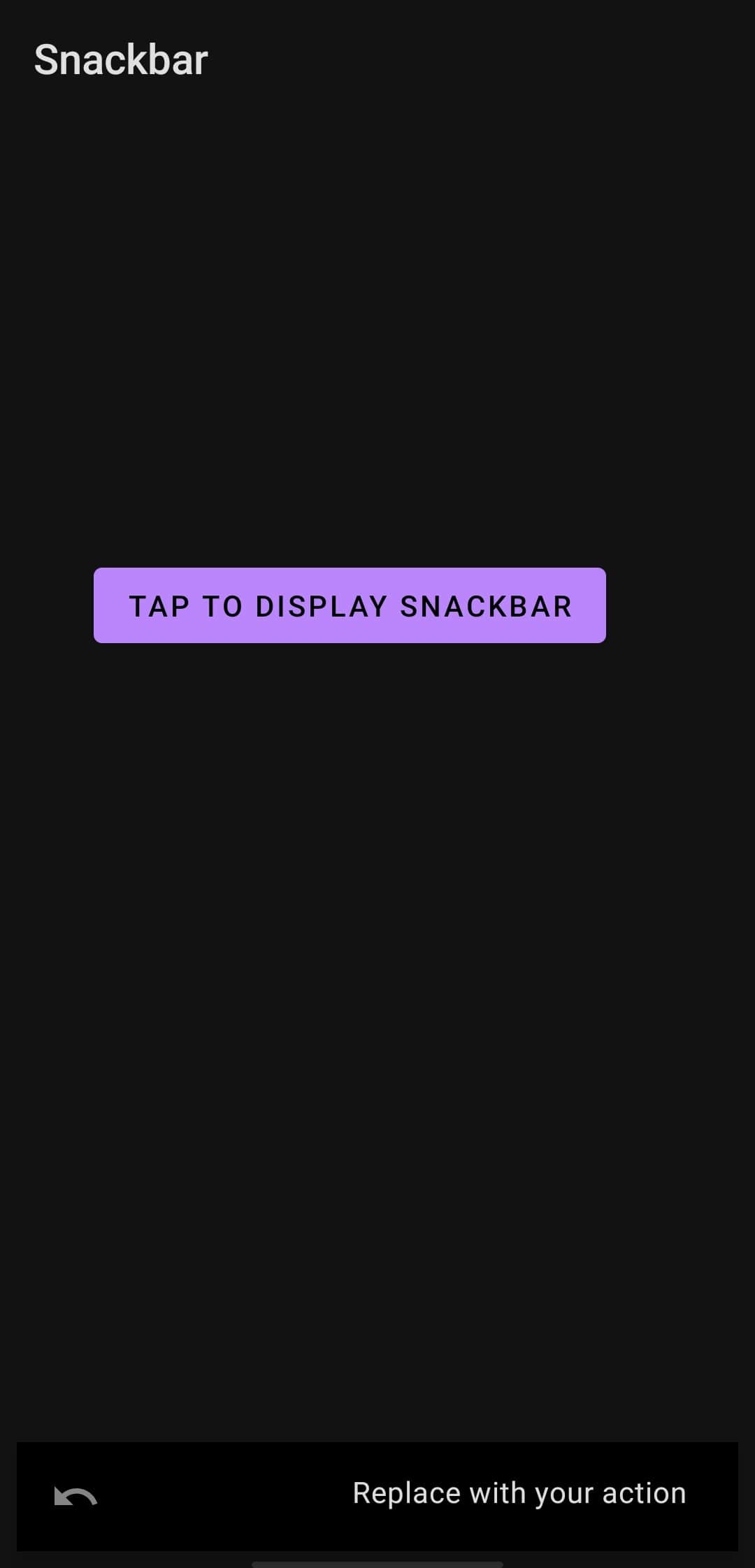 Snackbar in Android with Example - Developers Dome