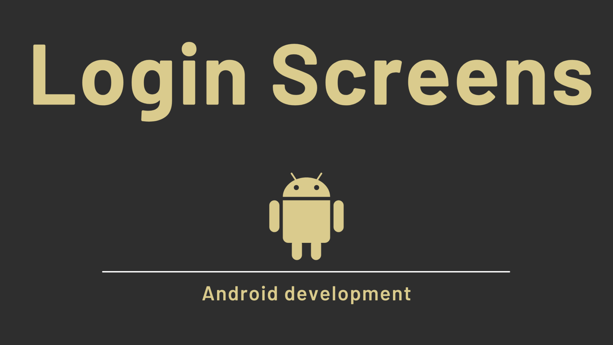 How to create a login screen in Android Studio | User Interface