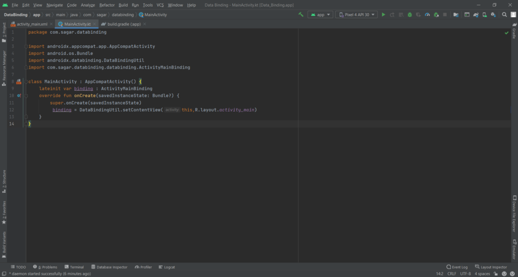 Data Binding in Android with Example - Developers Dome