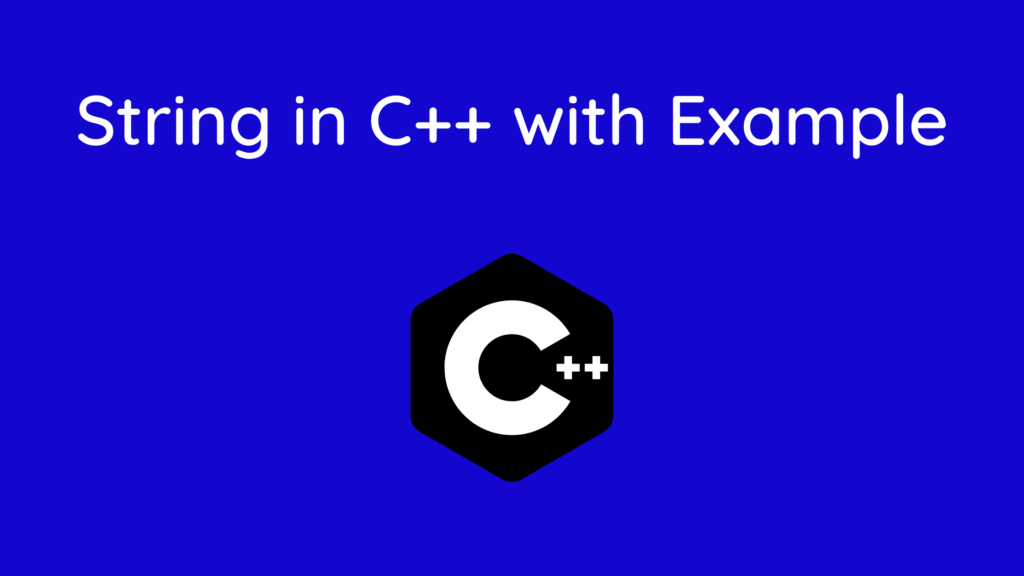 Strings In C C Strings Example Developers Dome